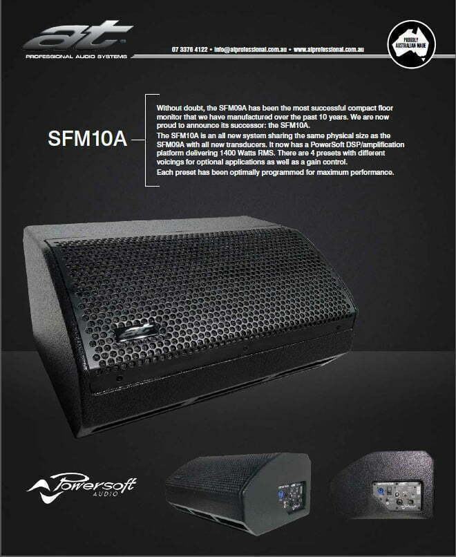 New Compact Floor Monitor - Acoustic Technologies