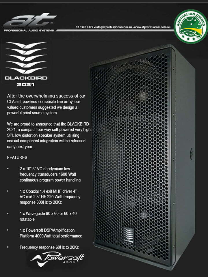 New Compact Self Powered Speaker - Acoustic Technologies